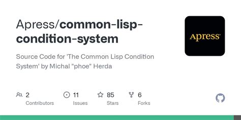 Source Code For The Common Lisp Condition System By Michał Phoe Herda Rlisp