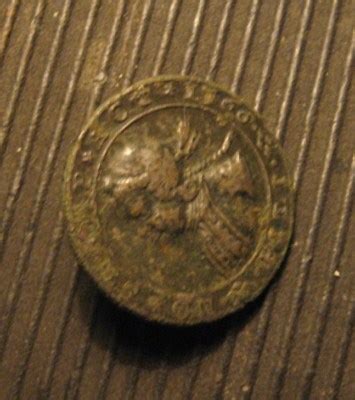 Old Early 1760 William Pitt Stamp Act Button 137485364