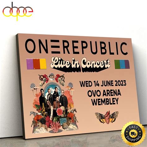 Onerepublic Announce London Wembley Arena Date For 2023 Poster Canvas