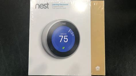 Nest Third Generation Unboxing Learning Thermostat Nest Learning Nest Learning Thermostat