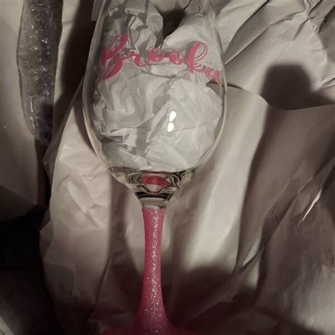 Birthday Queen Wine Glass Personalized Wine Glass Fun Wineglass Custom Wine Glass Birthday