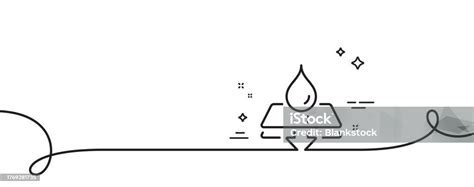 방수 라인 아이콘입니다 방수 표시 말림이 있는 연속선 벡터 0명에 대한 스톡 벡터 아트 및 기타 이미지 0명 건조한 경첩 Istock