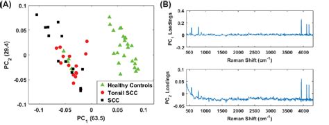 A Plot Of The First Two Pc Scores For Only The Unstained Tissue