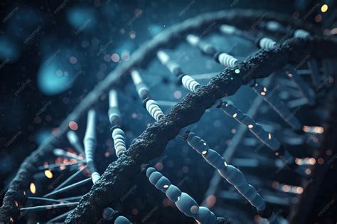 Premium Ai Image Dna Molecule Ai Generated