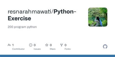 GitHub Resnarahmawati Python Exercise Program Python
