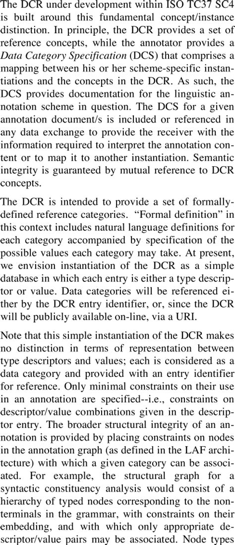 Pdf International Standard For A Linguistic Annotation Framework
