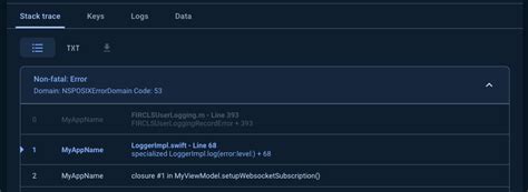 Ios Override Library And File Names In Craslytics Non Fatal Error Reports Stack Overflow