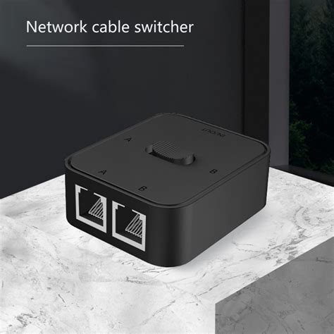 Kangshaibi Network Switcher 2 Port Quick Switch Power Free High