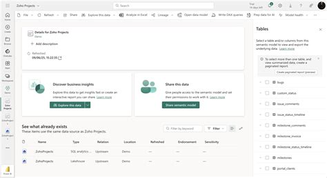 Microsoft Power Bi Integration Online Help Zoho Projects
