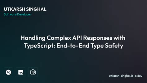 Typescript Api Type Safety