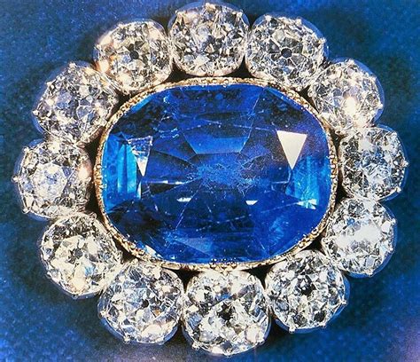 Ahad The Prince Albert Sapphire Brooch This Beautiful Sapphire And