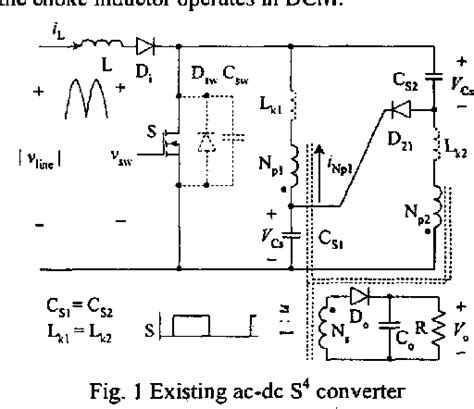 Figure 1 From A Single Stage Power Factor Correction Converter With