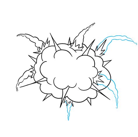 How To Draw An Explosion Really Easy Drawing Tutorial
