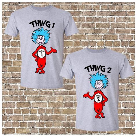 Thing 1 Thing 2 Png Etsy