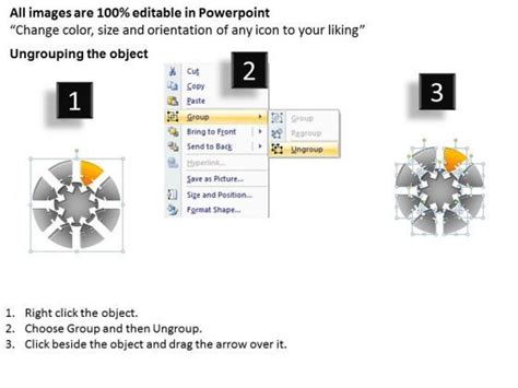 PowerPoint Presentation Sales Round Chart Ppt Template