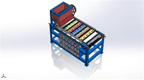 Automatic Screw Bolt Sorting Conveyor Machine 3d Model By Surf3d