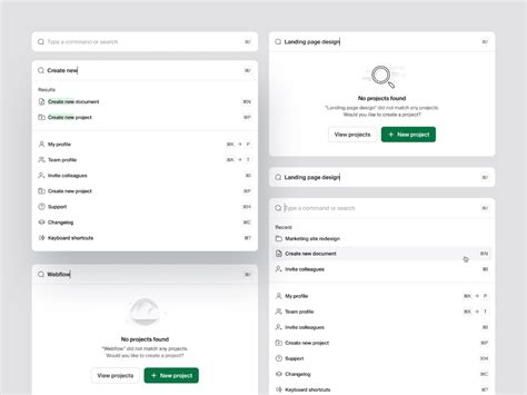 Commandk Search Menu — Untitled Ui In 2025 Beautiful Web Design App Ui Design Ui Design