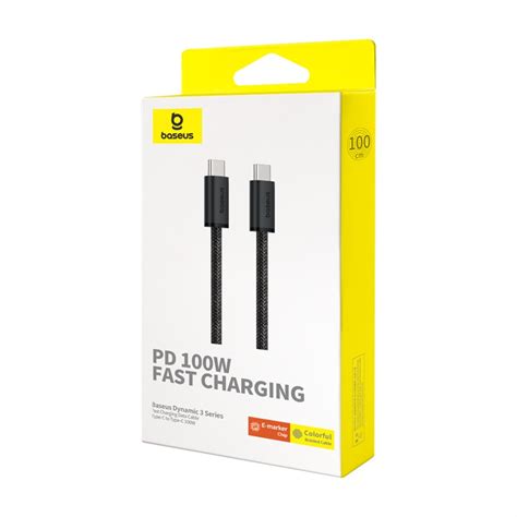 Baseus Dynamic Series Fast Charging Data Cable Type C To Type C W Baseus Pakistan