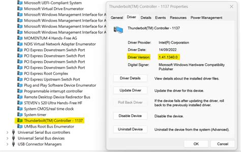 No Thunderbolt Controller Showing Up On Device Manager On Acer Anv 15 51 55sj Acer Community