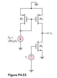 Solved Consider The Ac Equivalent Circuit Of A CMOS Common Source