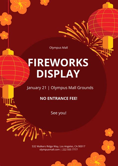 Free Chinese New Year Event Flyer Template To Edit Online