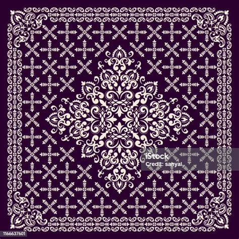 벡터 장식 반다나 인쇄 페이즐리와 꽃전통적인 장식 민족 패턴 실크 넥 스카프 또는 손수 막정 무늬 디자인 스타일 직물 또는 Papper에 인쇄에 대 한 최고의 동기 두건에