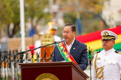 Discurso Del Presidente Del Estado Plurinacional De Bolivia Luis Arce