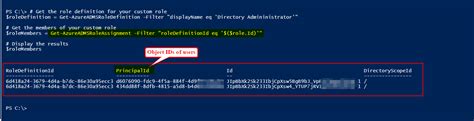 azure how to get members from a custom ad role with ms graph powershell stack overflow