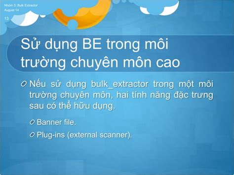 Digital Forensics Bulk Extractor Pptx