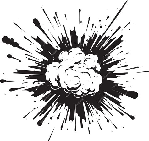 Premium Vector Explosive Impact Vector Dynamic Explosion Big Bang