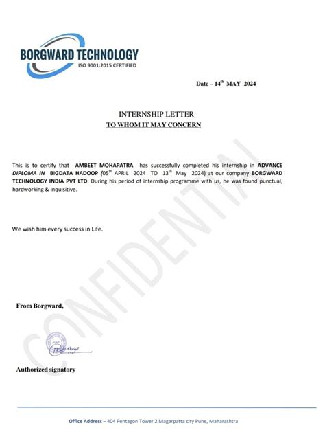 Ambeet Mohapatra On Linkedin Bigdata Hadoop Internship Dataanalysis Dataprocessing Hdfs