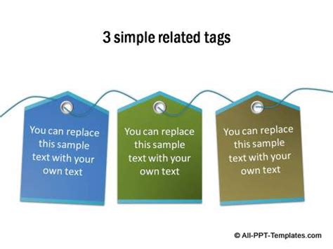 PowerPoint Creative Text Box Templates With Tags