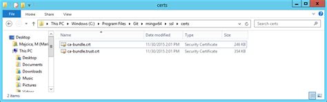 Installing Self Signed Certificates Into Git Cert Store Mummys Blog