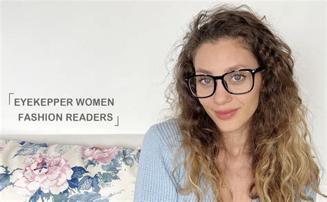 Eyekepper Ladies Stylish Reading Glasses Women Readers Blackrose Red 075 Amazonca