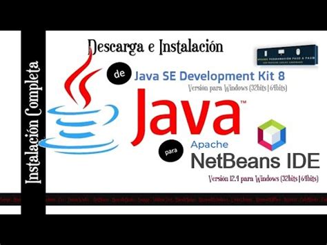 Curso Rápido Descarga Instalación de JDK8 para Apache Netbeans IDE 12 4 YouTube