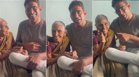 ‘आजी सोनियाचा दिनु संदीप पाठक आजीला भेटायला पोहोचला उद्गीरमध्ये सोशल