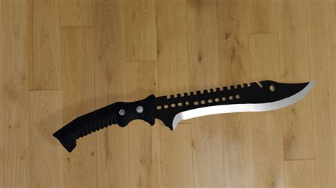 Knife 3d Black Model