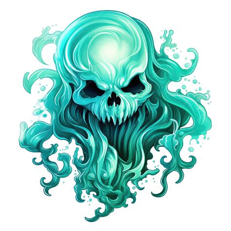 Premium Ai Image Ghost Spirit Specter Halloween Illustration Scary