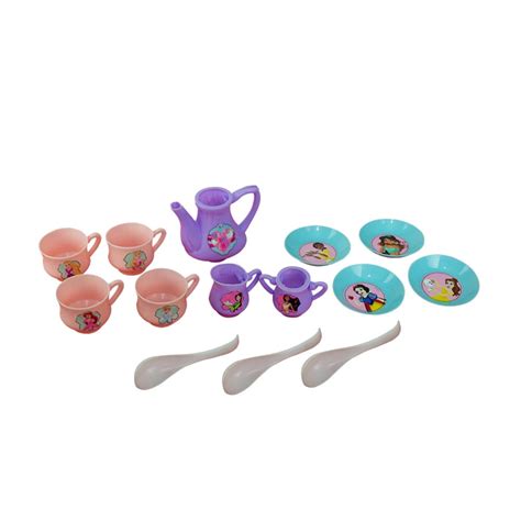 Kit De Chá Etilux Princesas Com 14 Peças Le Biscuit