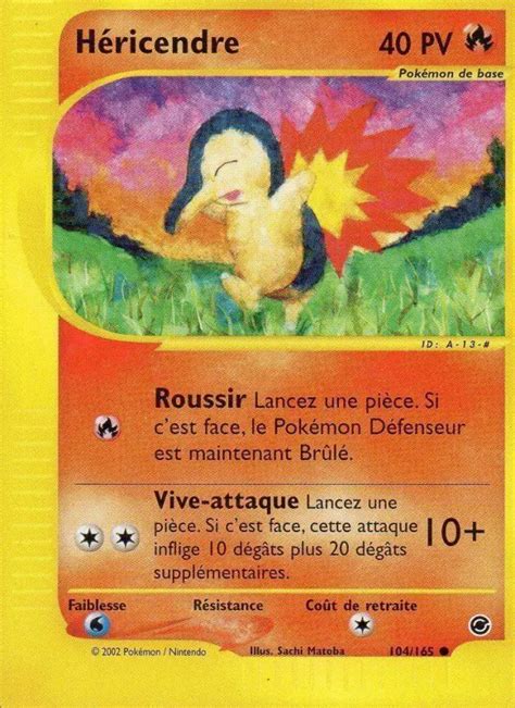 Héricendre 104 165 Expedition Carte Pokemon Poke Cartes