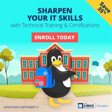 Huge Savings Of 35 Off On Technical Training And Certifications Linux