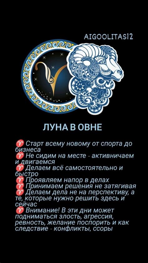 Луна в знаках Зодиака