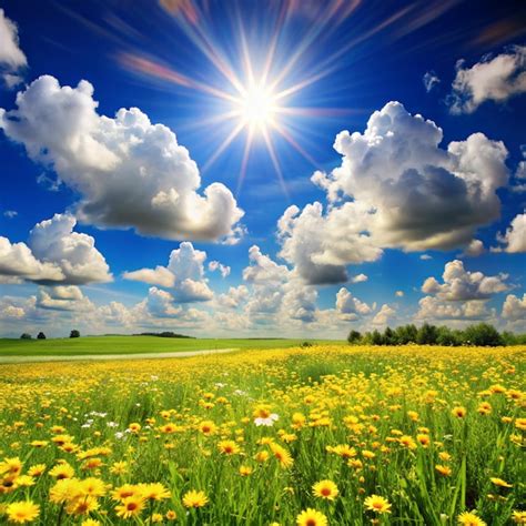 Summer Sun Summer Landscape Images Free Download On Freepik