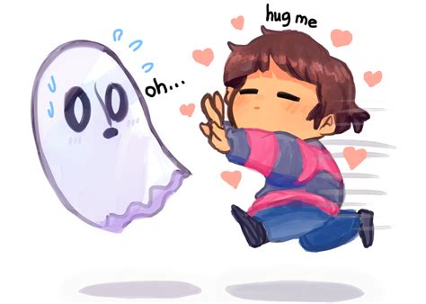 Throwing Myself Into The Vast Ohnojeez If I Were Frisk Id Hug Napstablook