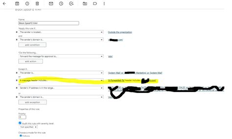 X Forwarded To Includes Microsoft Qanda