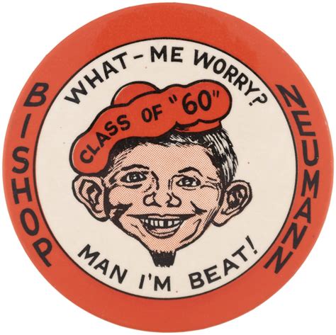Hakes Mad Magazines Alfred E Neuman As Beatnik 1960 Bishop Neumann