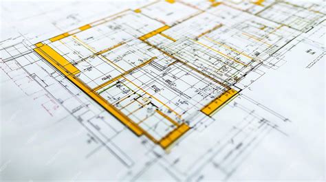 Detailed Architectural Plan Construction Project Focusing Site Layout