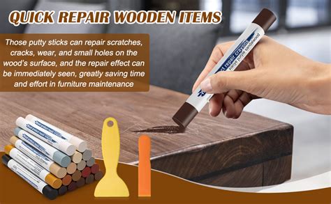 202p Wood Filler Stickswindspeed Wood Repair Wax Crayons For