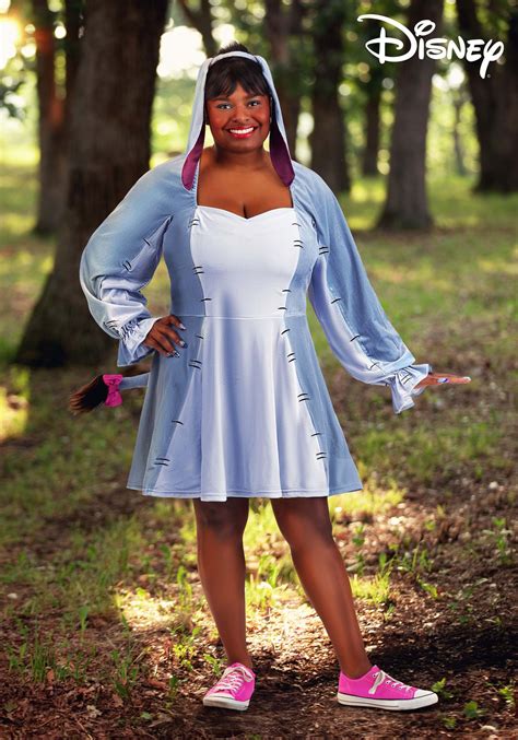Womens Plus Size Disney Eeyore Costume Dress Disney Costumes