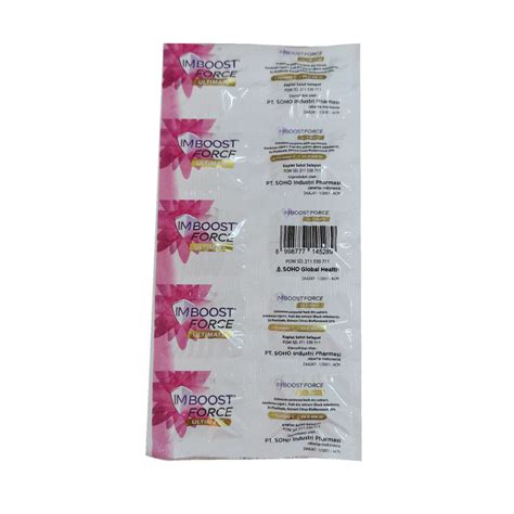 Imboost Force Ultimate 10 Kaplet Kegunaan Efek Samping Dosis Dan Aturan Pakai Halodoc